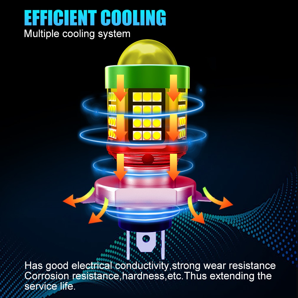 360° LED Light For Motorcycle Mini Driving Light Spot Light M5 T19 P15D H4 H6 headlight DC12V ...