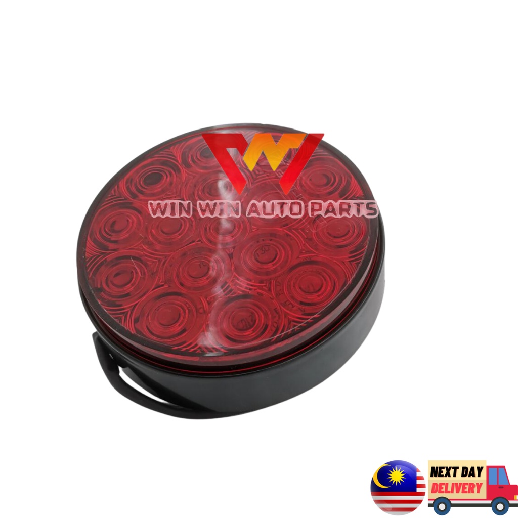 Shiliduo 16LED FLASH BERKELIP LAMPU BELAKANG LAMP SD-6004 12V 24V RED ...