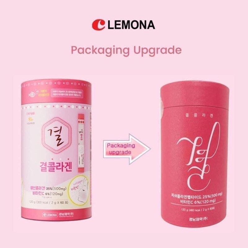 Korean Lemona collagen Powder box of 60 packs x 2g - Effective collagen ...