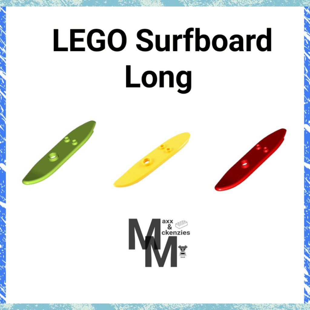 Surfboard Long (6075) LEGO Minifigure Minifigure Accessory | Shopee ...