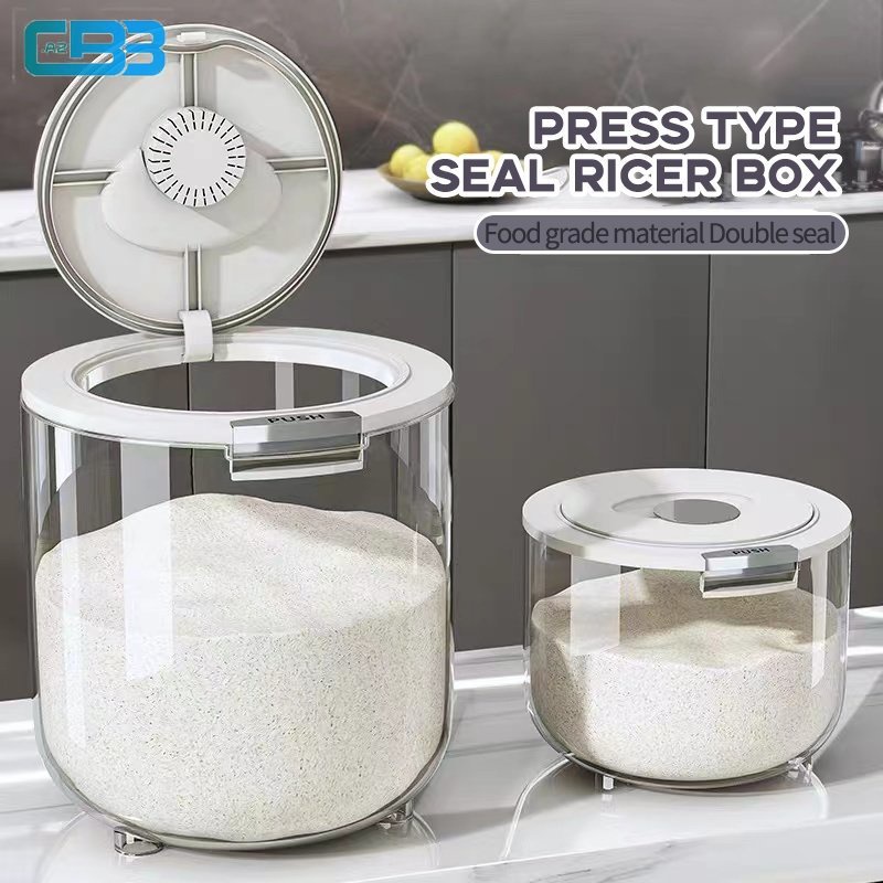 10KG-15kg Rice Dispenser and Storage with measuring cup sealed grain ...