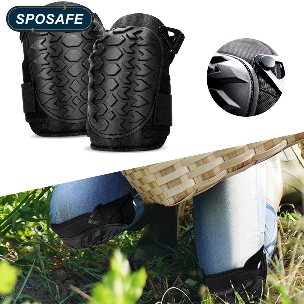 SPOSAFE 1Pair Professional Knee Pad knee support for Work - Heavy Duty ...