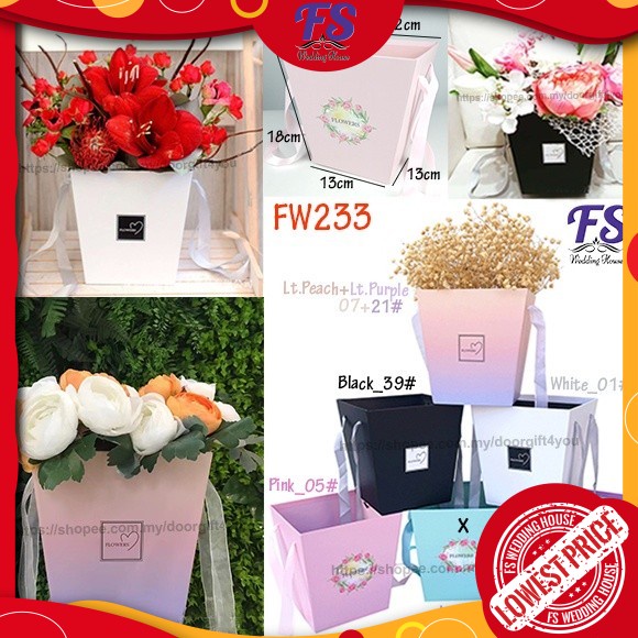 KOTAK BOUQUET/GITF BOX BOX BOUQUET BUNGA/KOTAK HADIAH/KOTAK SUPRISE ...