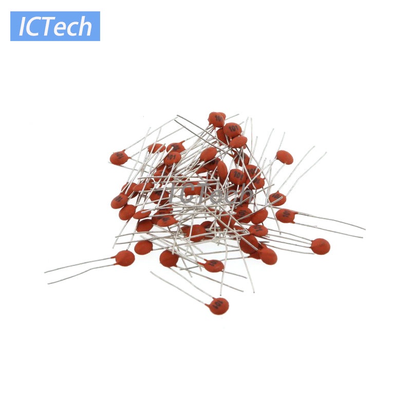 100pcs Ceramic Capacitor Set Assorted Kit 50V 5pF-0.22uF | Shopee ...