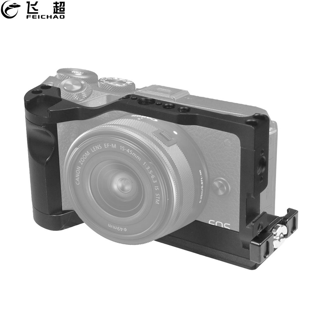 FEICHAO For Canon EOS M6 II Camera Aluminum Alloy Camera Cage Rig With ...