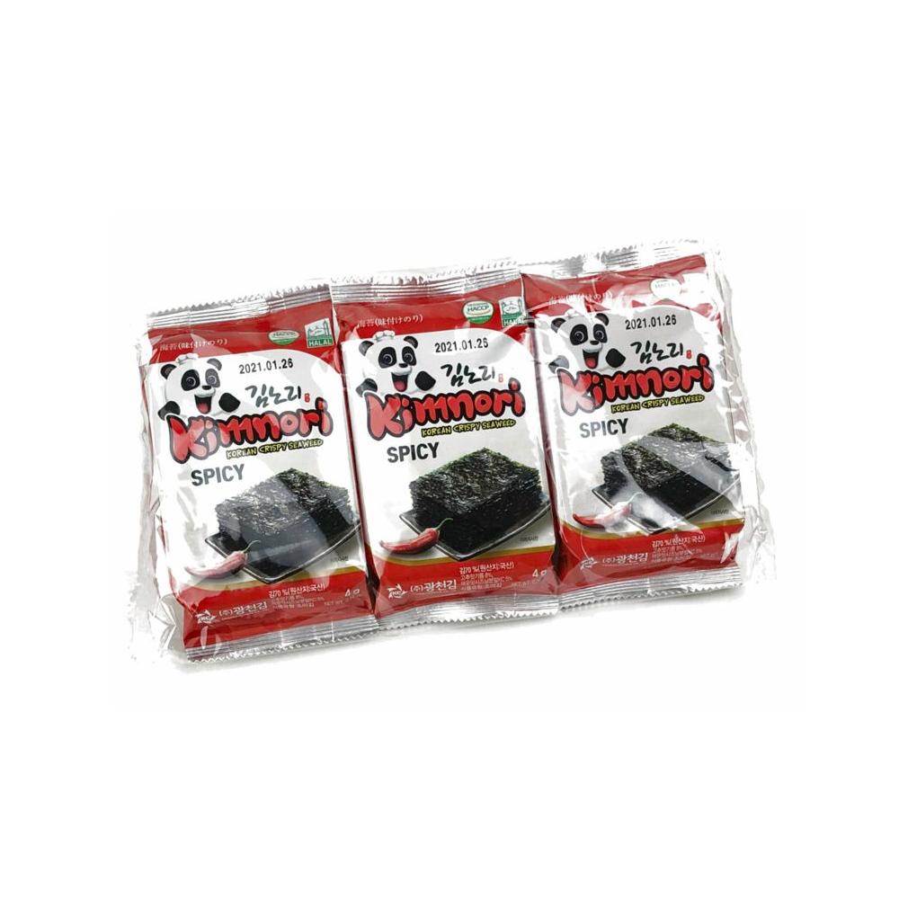 Kimnori Seasoned Crispy Seaweed Spicy Teriyaki (PACK) 12G (4G X 3 ...