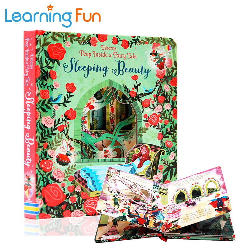 Usborne Peep Inside A Fairy Tale Sleeping Beauty Educational 3D Picture ...