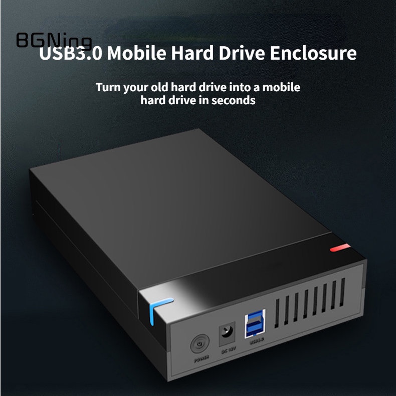 XT-XINTE 3.5'' HDD Case USB 3.0 to SATA III 3.5inch Case External Hard ...