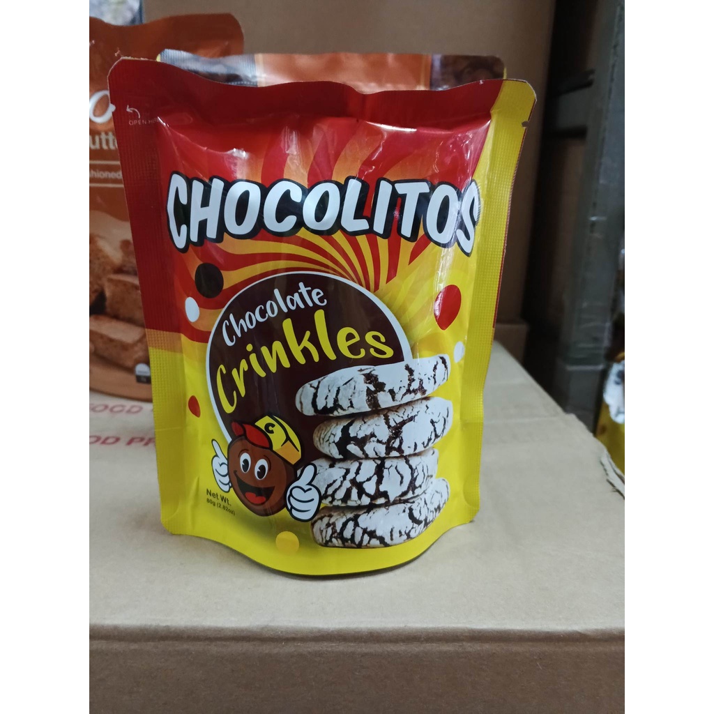 Chocolitos Chocolate Crinkles Pouch 80g | Shopee Philippines