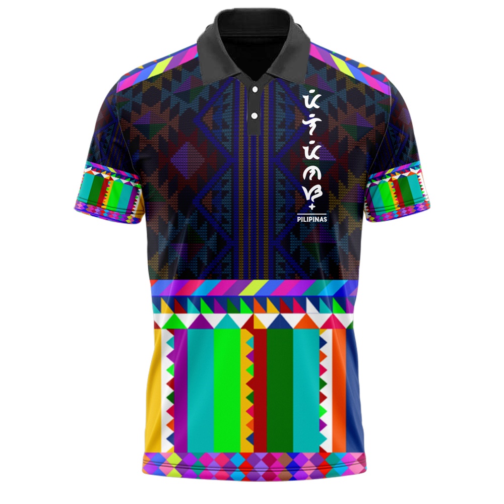Philippine Ethnic / Tribal-Inspired Polo Shirt ready stock | Shopee ...