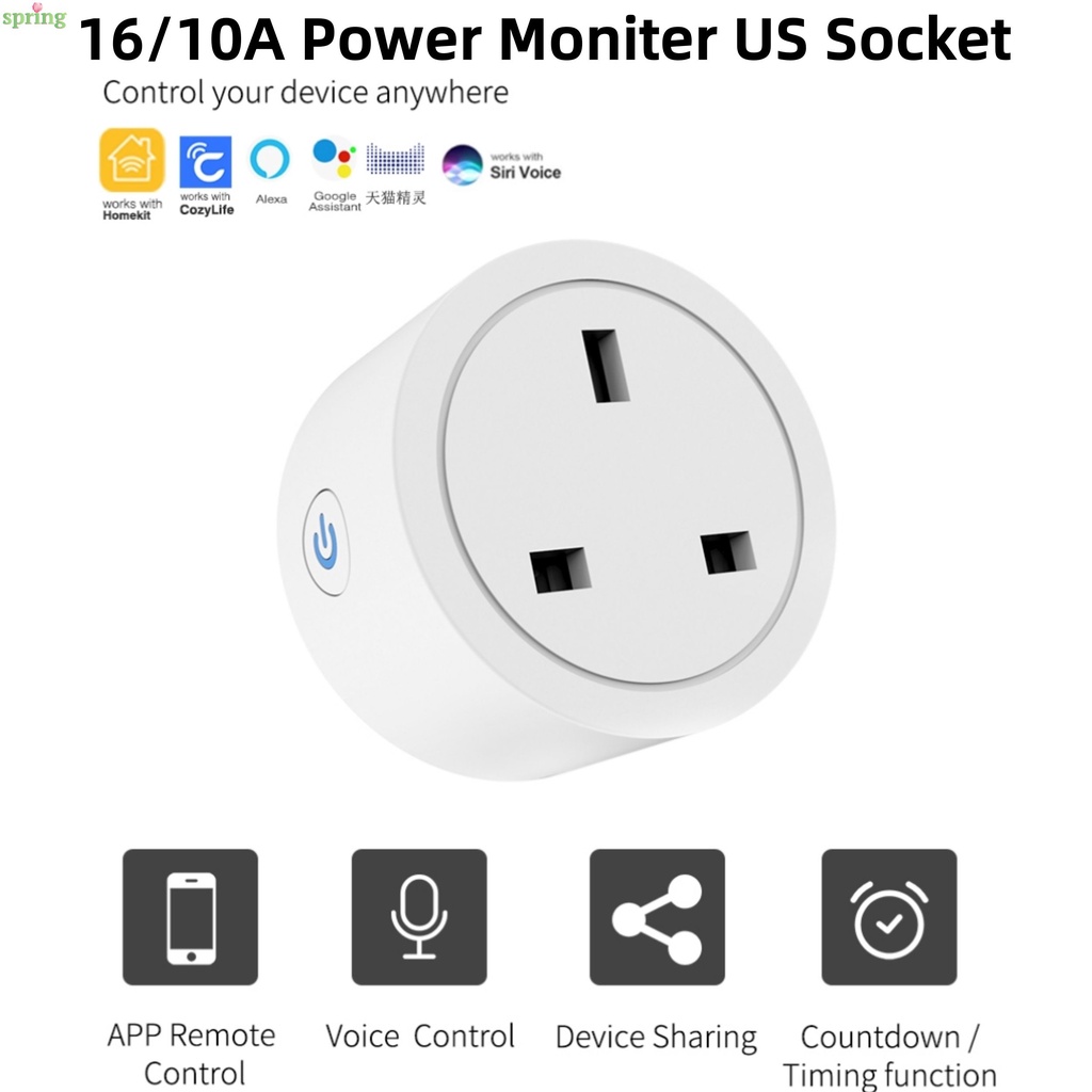 Fit Homekit Cozylife 16/10A Smart Socket Voice APP Timer Remote Control ...