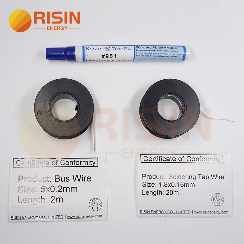 High Standard RISIN Mini Solar Cells Tab Wire Photovoltaic Cells ...
