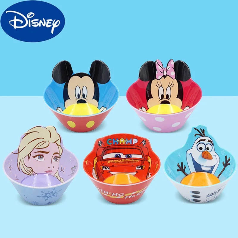 Children's Anti-fall Melamine Bowl Disney Frozen Olaf Mickey Mouse ...