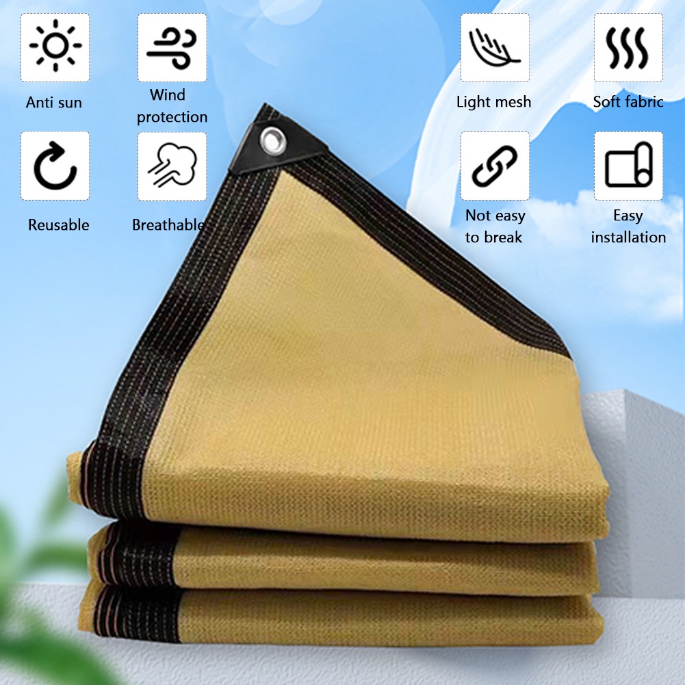 Sun Shade Net Mesh Car Garden Plant Sunshade UV Net Roof Tent Canopy ...