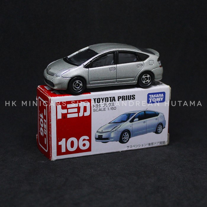 Newest Complete Tomica 106 Toyota Prius Silver Takara Tomy ORIGINAL ...