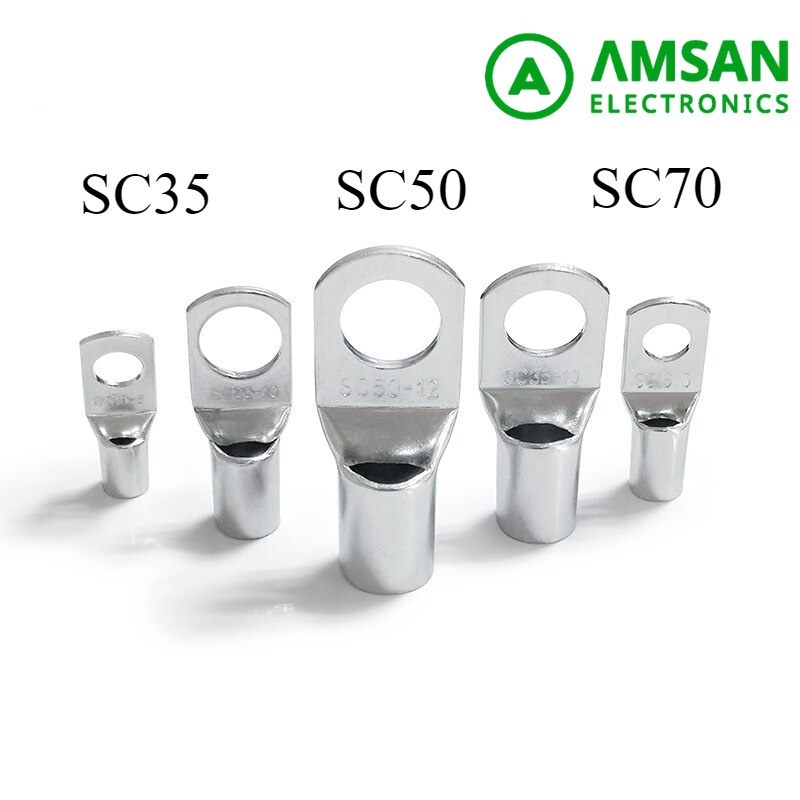 Skun SC Cable Lug Terminal Cable Shoe Connector Skun SC35-6 8 10 SC35 ...