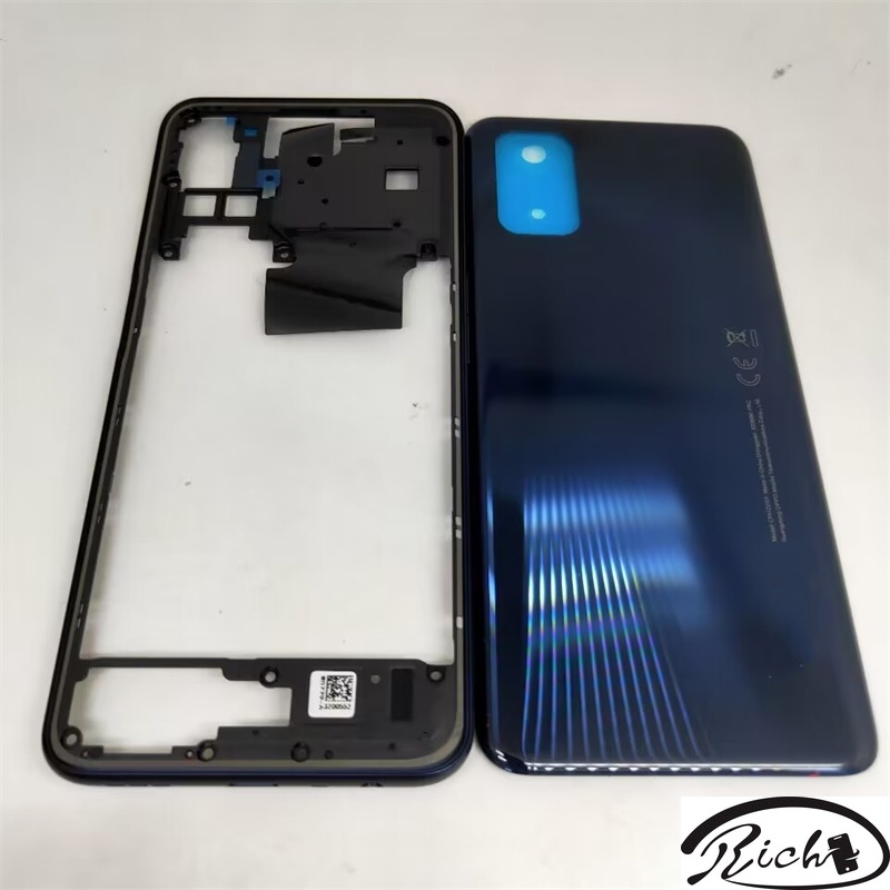 Full housing For Oppo A52 Middle Frame Housing Battery Door Back Cover ...