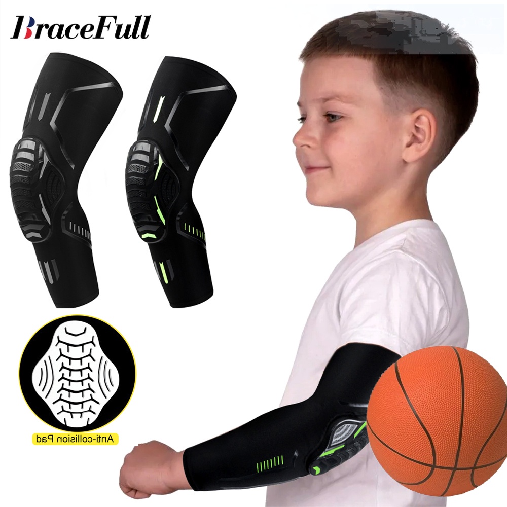 1Pcs Kids Elbow Pad With EVA Crash Pad Elbow Sleeve For Basketball ...