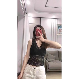 37KG-88KG Plus Size Women Sando Crop Top Plus Size Tops Women Soft Lace Crop Top Sando For Crop ...