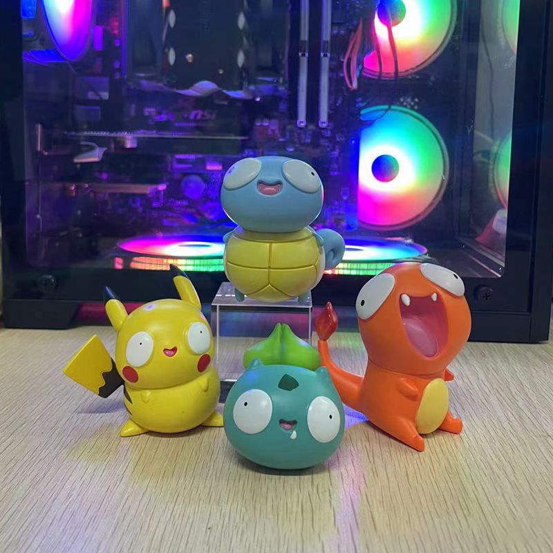 Pokemon Silly Gk Kawaii Big Eye Pikachu Squirtle Charmander Bulbasaur ...