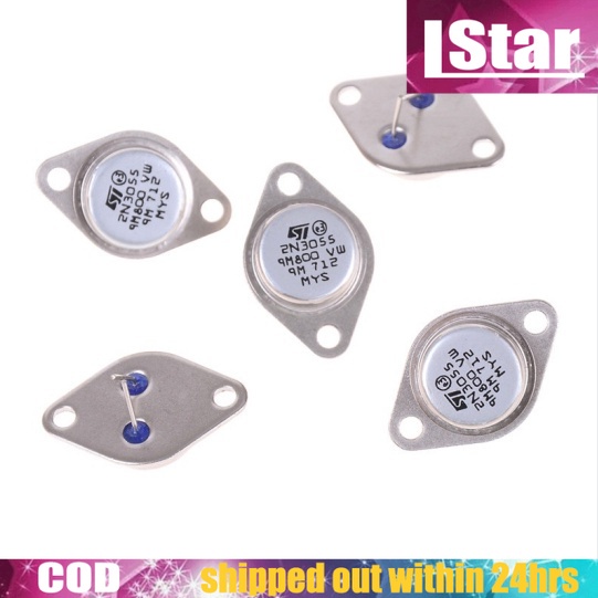 10Pcs MJ2955/2N3055 High Power Transistor 15A 100v NPN AF Amp Audio ...
