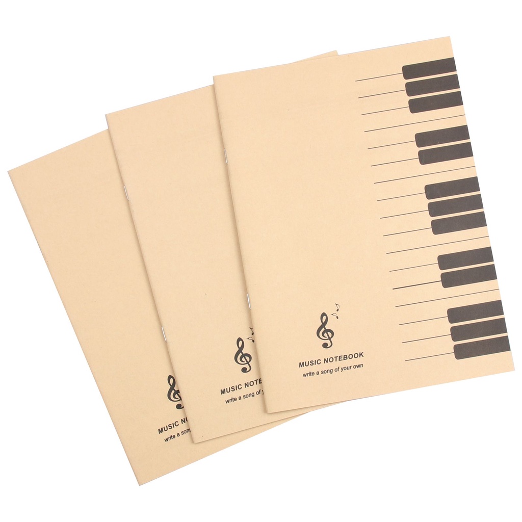 Universal Staff Notebook B5 with Music Theory Five Line Spectrum Book ...