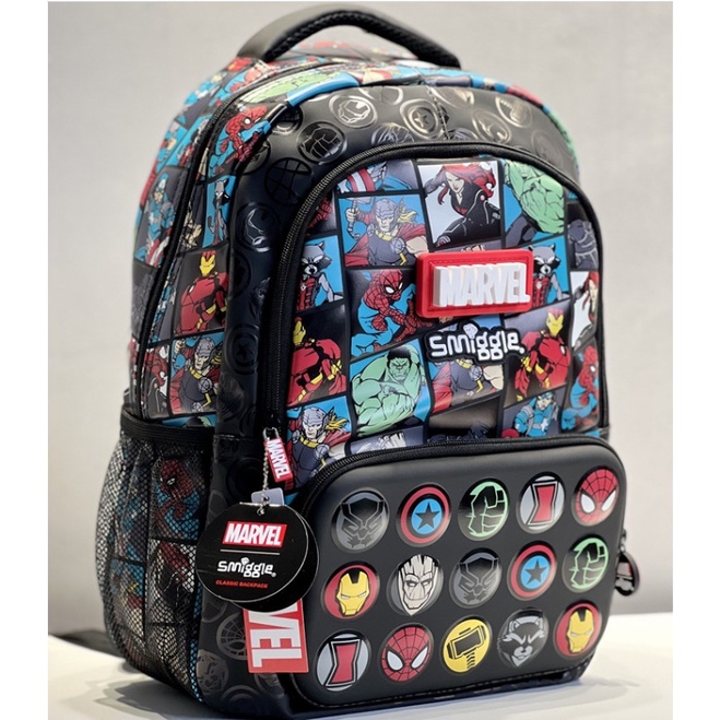 Smiggle Marvel Classic Backpack BOY shcoolbag Super hero student boy ...