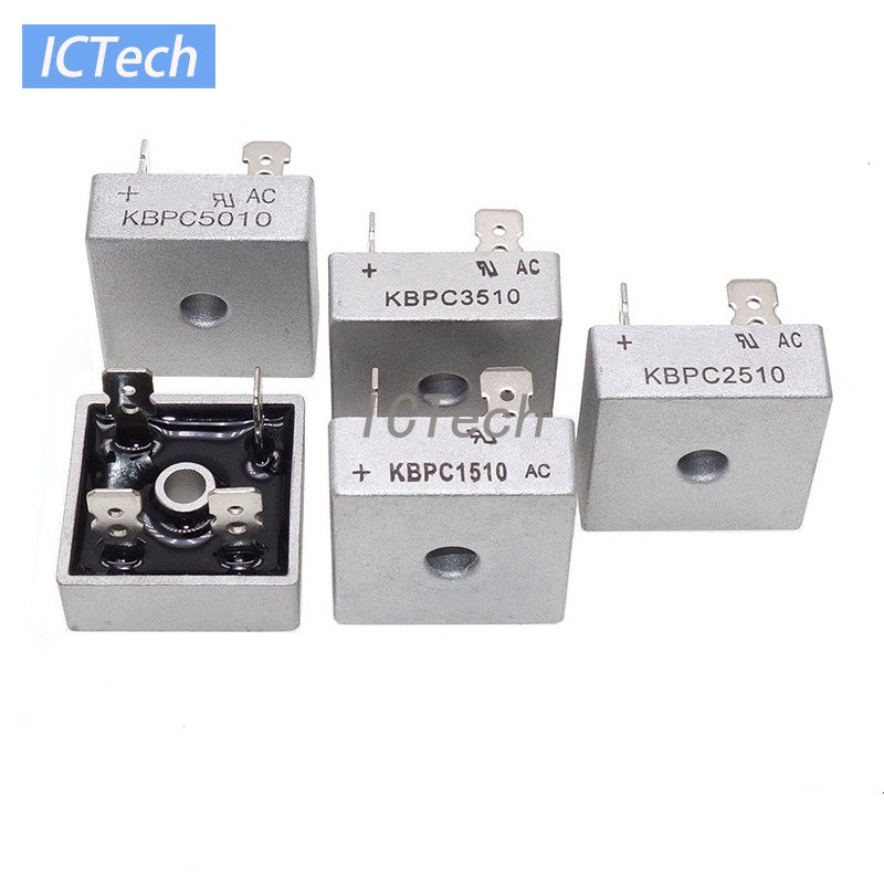 2Pcs KBPC5010 KBPC1510 KBPC2510 KBPC3510 Original Diode Bridge ...