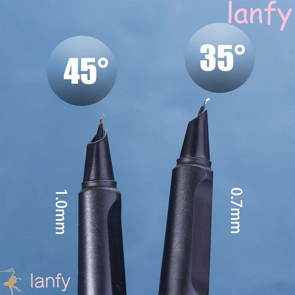 LANFY Curved Pointed Fountain Pen 1pcs 0.7mm 1.0mm Posture Correction ...