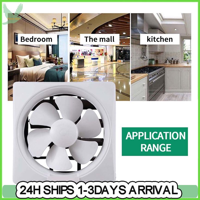 6/8/10/12 Inch Bathroom Ventilator Fan Kitchen Exhaust Fan Shutter Fan ...