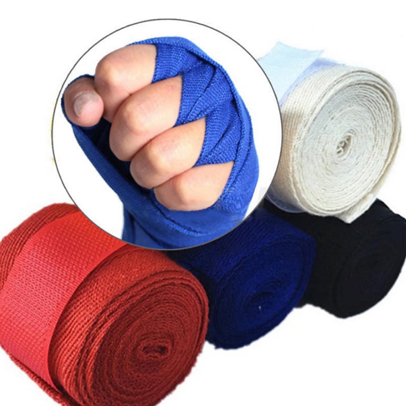 Boxing Gloves Cotton Bandage Fighting Sanda Strap Hand Wraps Handwraps ...
