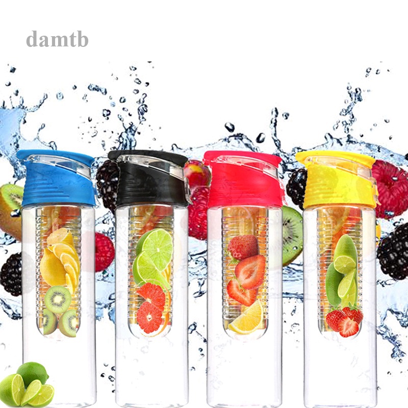 DTB 700 ML Portable Fruit Infusing Water Bottle Sports Lemon Juice ...