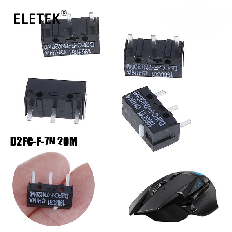 2Pcs D2FC-F-7N OMRON Mouse Micro Switch 10m/20m OF D2FC-F-K(50M) D2F D2F-F D2F-01 D2F-01L D2F ...