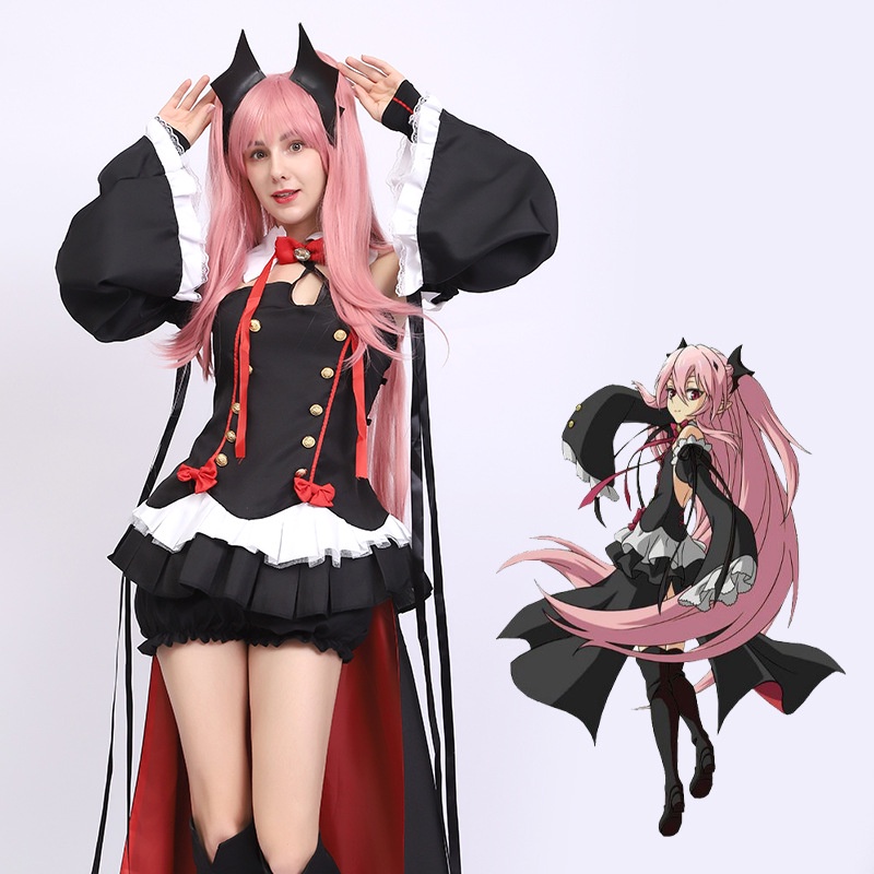 Seraph Of The End Krul Tepes Cosplay Costume Uniform Accessories ...