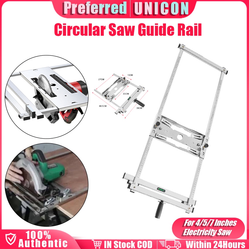 1pc Circular Saw Guide Rail for 4/5/7 inch Cutting Machine Adjustable ...