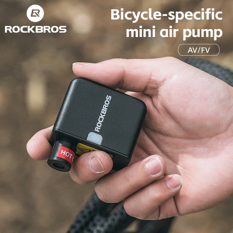 Rockbros Cube Mini Inflator Rechargable Electric Bike Air Pump Portable ...