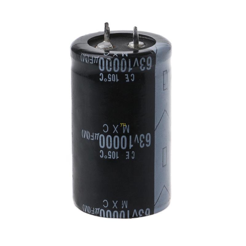 YU 63V 10000UF Long Life High-frequency Electrolytic Capacitor Durable ...