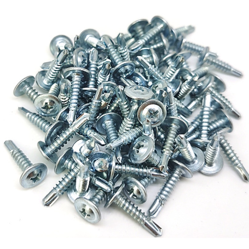 100pcs Pan Head Screw Self Tapping Metal Screw Job Screw Hardiflex ...