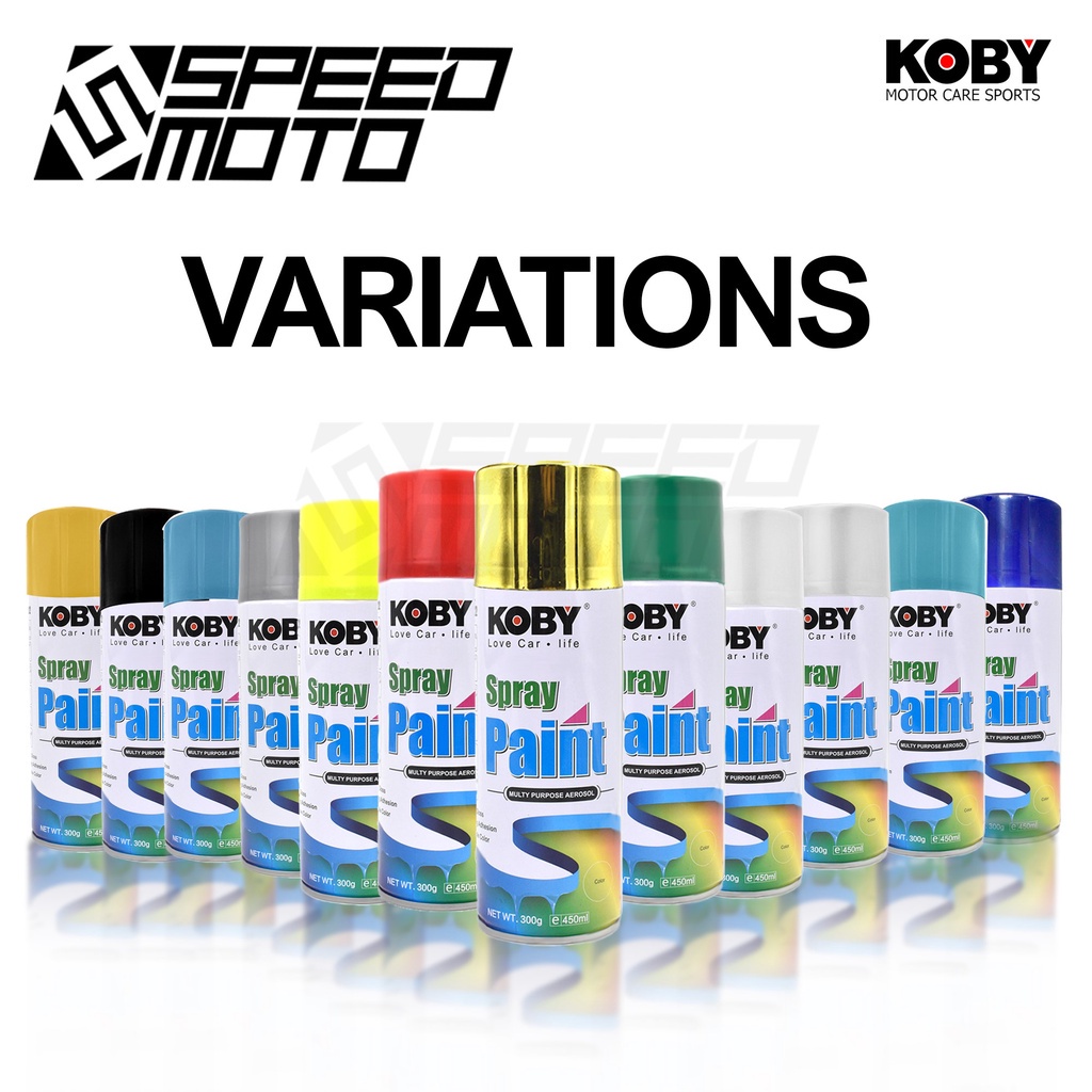 ORIGINAL KOBY SPRAY PAINT 450ML FOR METAL & ACRYLIC | Shopee Philippines