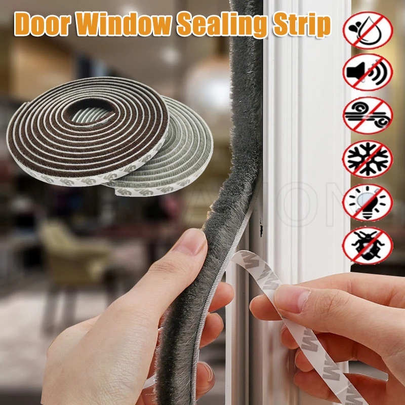 5M Self Adhesive Door Window Sealing Strip Window Sound Insulation ...