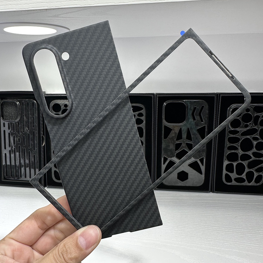 For Samsung Galaxy Z Fold 5 5G Case Real Carbon Fiber Case for Z Fold5 ...