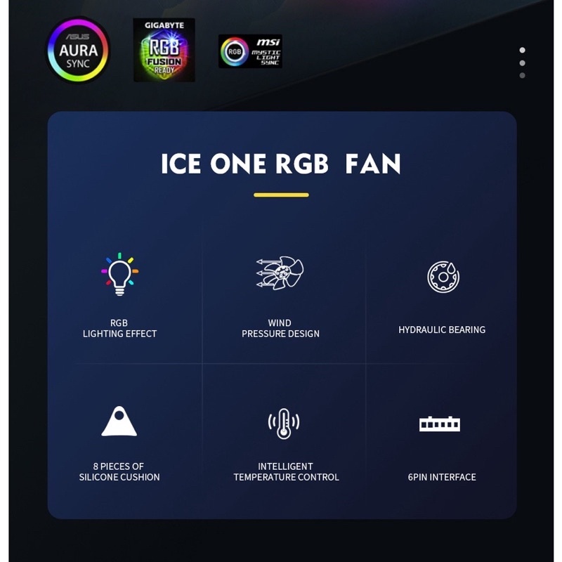 INPLAY Ice Tower RGB FAN 3 in 1 kit 120mm v2 set with remote hub and ...