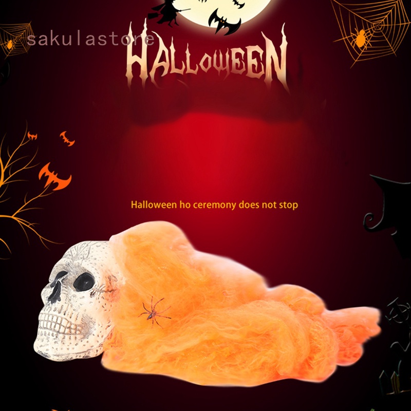 Halloween’ Decorations 100g Stretchable Spider Web Decoration with ...