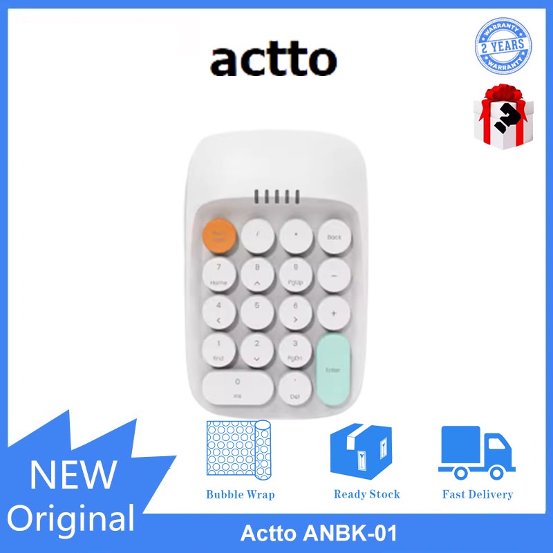 Actto ANBK-01 Wireless Bluetooth dual-mode Numeric keypad | Shopee ...