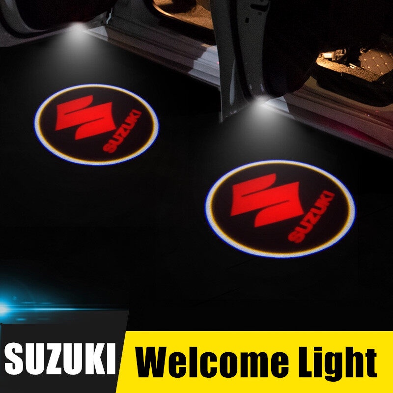 Suzuki LED Car Door Welcome Lights Car Logo Decoration Light Wireless ...