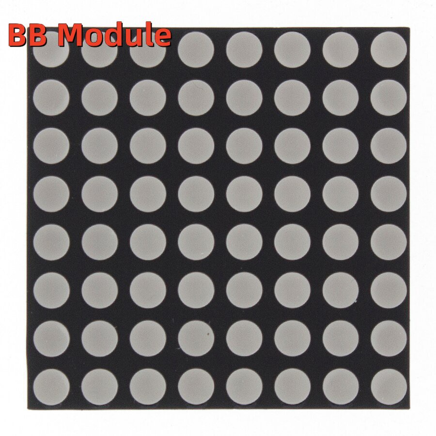 1088AS 3mm 8 * 8 Led Lattice Bright Red Dot Matrix Module 8*8 8x8 ...