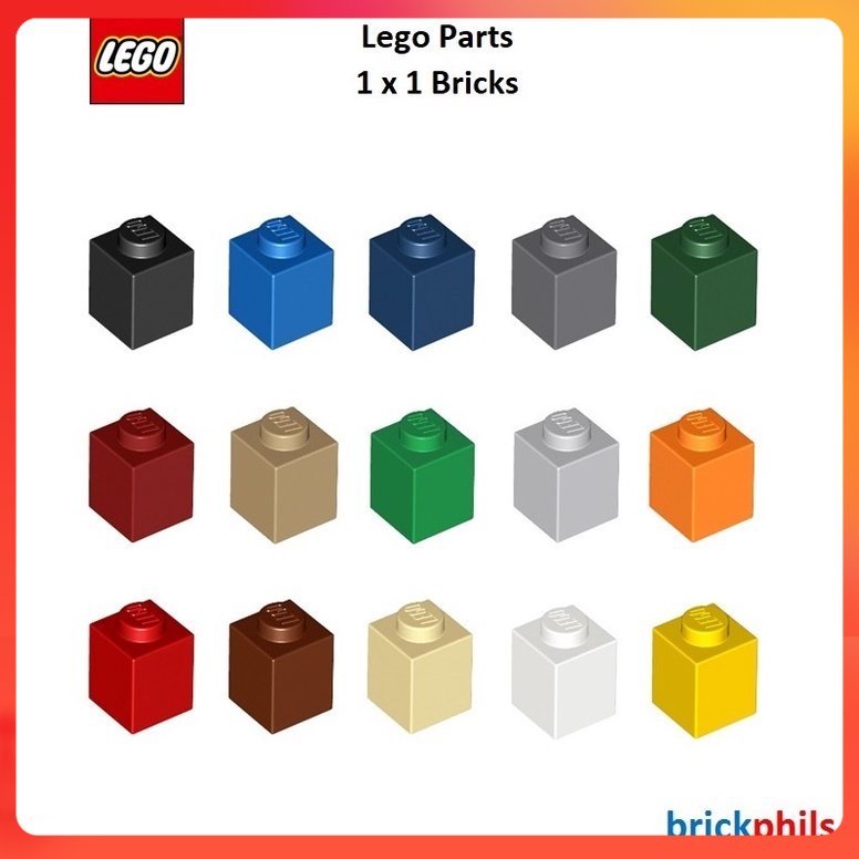 Lego Part 3005 - 1x1 Brick (5pcs per Lot) | Shopee Philippines