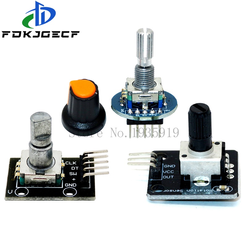 360 Degrees Rotary Encoder Module Rotary Potentiometer Analog Knob ...
