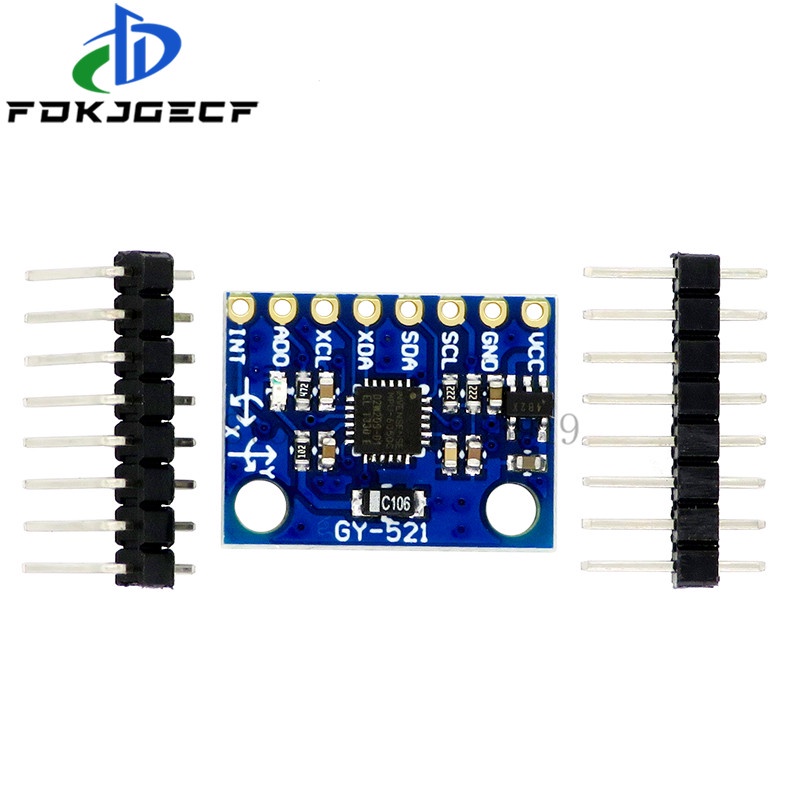 IIC I2C GY-521 MPU-6050 MPU6050 3 Axis Analog Gyroscope Sensors + 3 ...