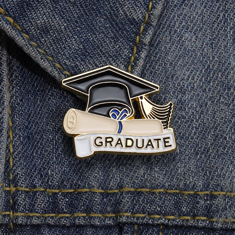 Graduation Season Alloy Backpack Badge Graduation Cap Brooch Gifts for ...
